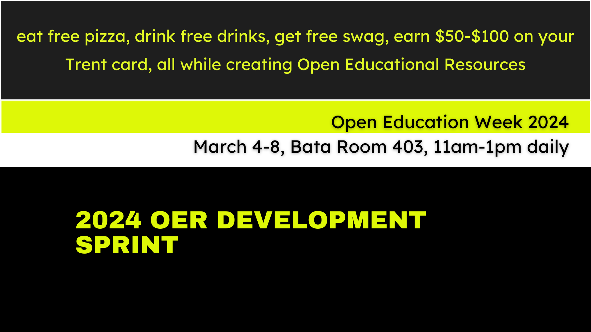 OER DEvelopment Sprint